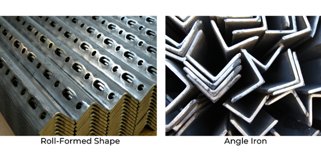 Roll Forming vs. Angle Iron: Which Do You Need for a metallic L-angle?