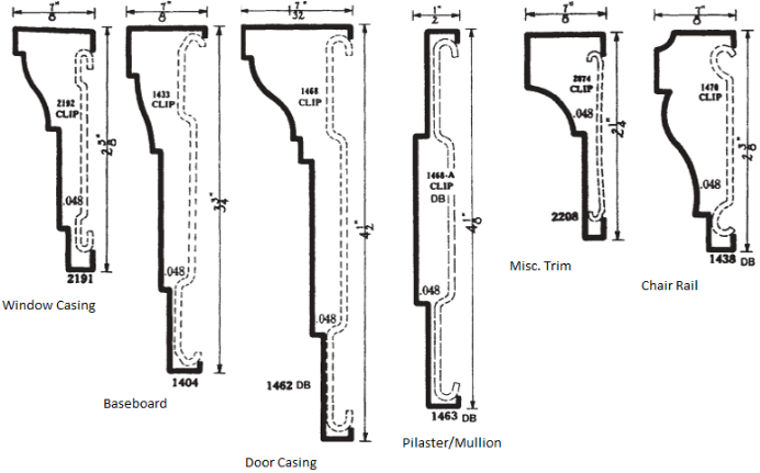 Pair Decorative Metal Trim Easily Via Our New Online Moulding Catalog